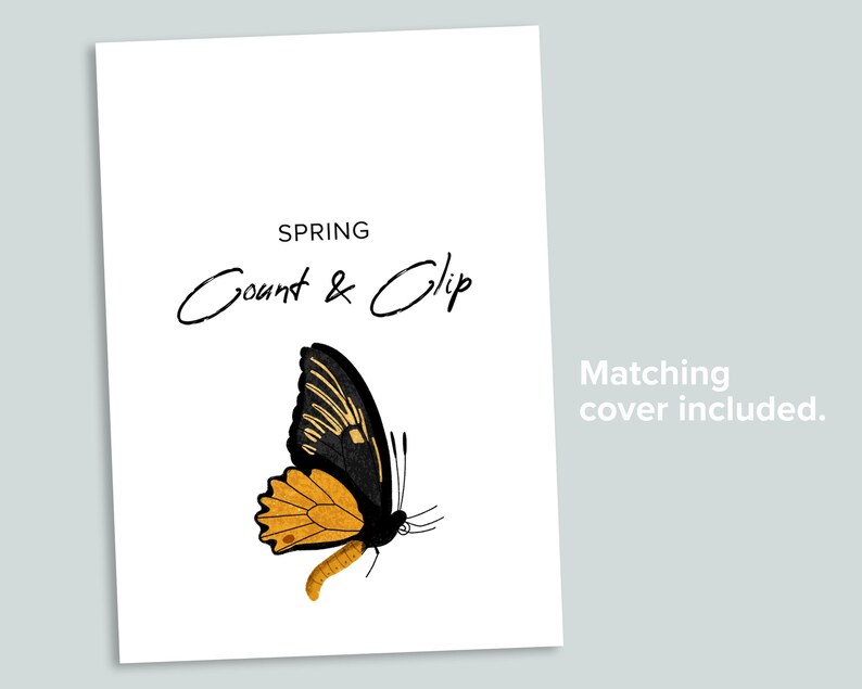 Spring Count and Clip 1-20 Number Cards Spring Homeschool | Etsy