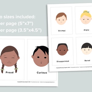 Emotions Flashcards Printable | Feelings Flash Cards | Kindergarten ...