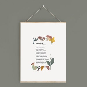 Autumn Poetry Print BUNDLE Charlotte Mason Fall Printable - Etsy