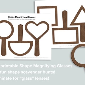 Shape Explorer Printable Bundle | Shapes Scavenger Hunt | Busy Book ...