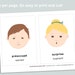 French & English Emotions Flashcards Printable | Feelings Flash Cards ...