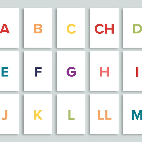 Spanish Alphabet - Etsy