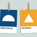 Shapes Printable Bundle Shape Flashcards Busy Book Quiet - Etsy