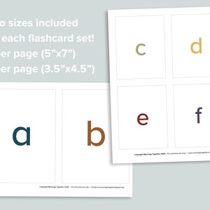 Minimalist ABC Toddler Cards Printable Flashcards | Muted Alphabet ...