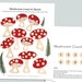 Mushroom Counting Activity | Preschool Nature Busy Book Pages | 1-10 ...