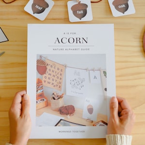 Nature Alphabet Guide Curriculum | Homeschool Preschool Printables ...