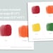Minimalist Color Flashcards Printable Modern Rainbow Basic - Etsy