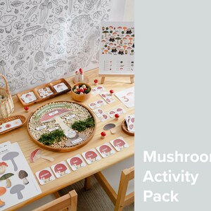 Mushroom Activity Pack Bundle | Homeschool Printables | Coloring Poster ...
