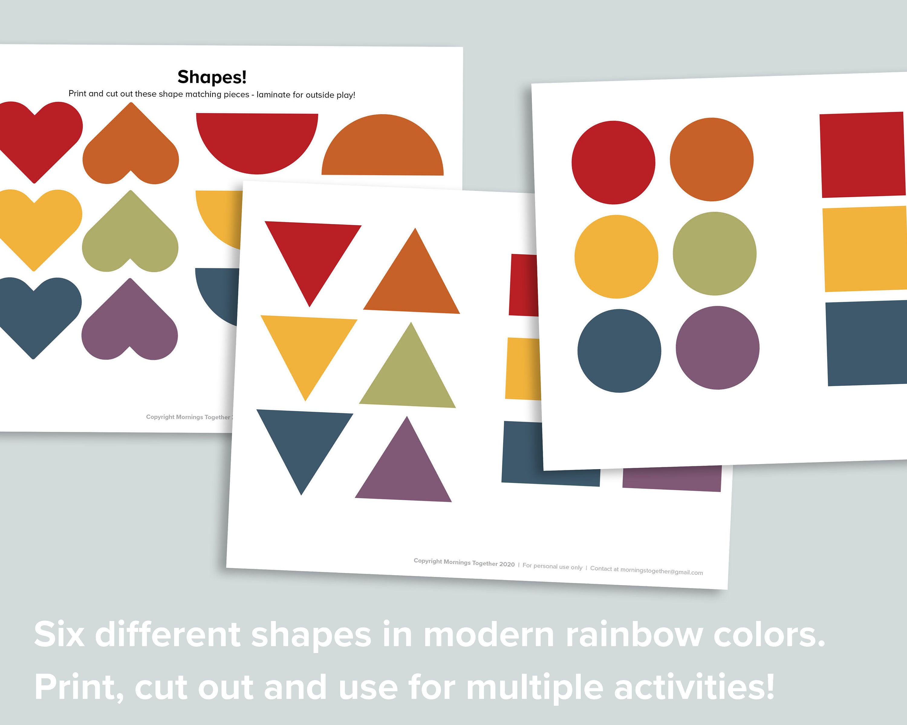 Shape Explorer Printable Bundle Shapes Scavenger Hunt Busy - Etsy