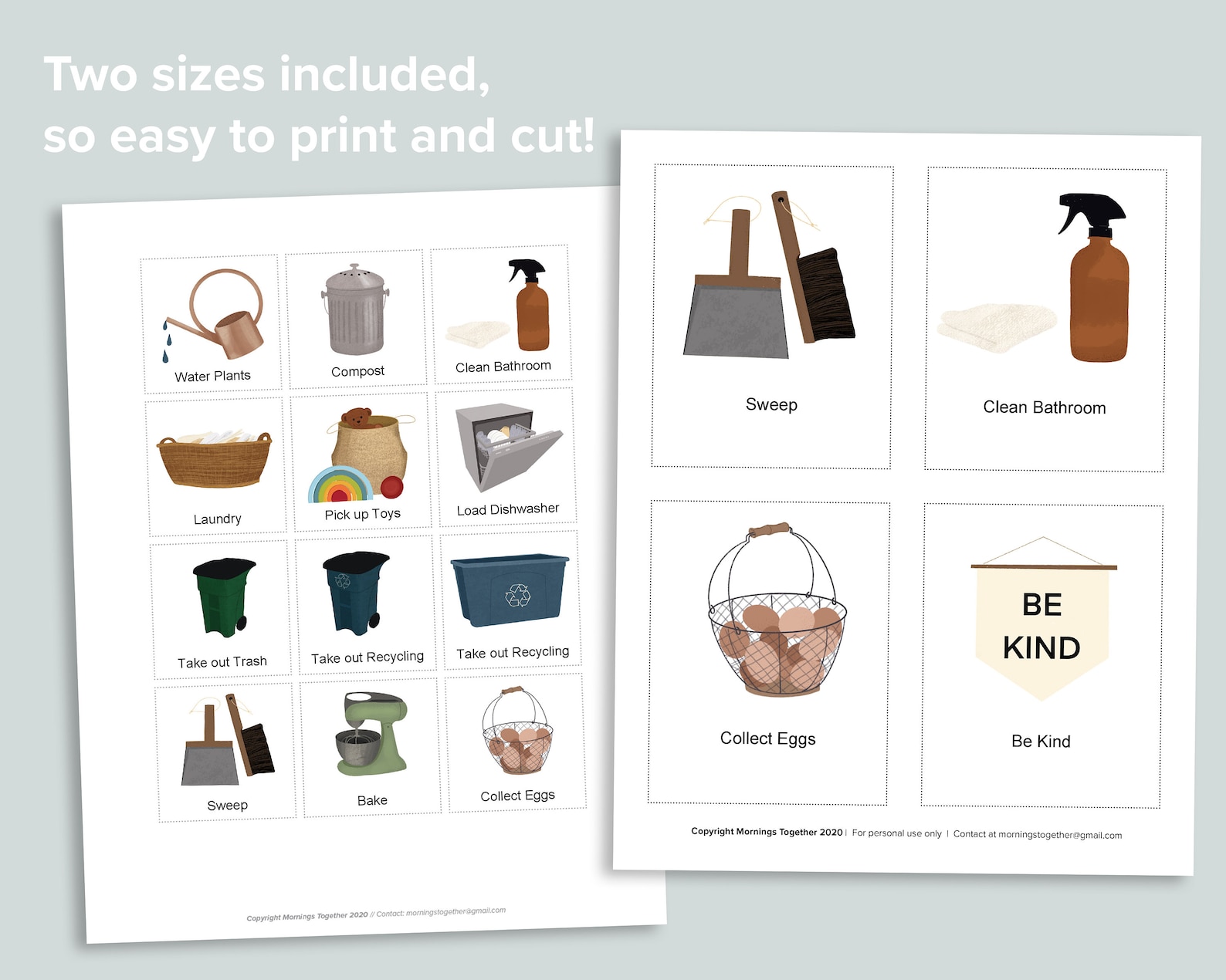 Editable Daily Rhythm Cards Printable Bundle | Morning Evening Routine ...