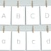 Minimalist ABC Toddler Cards Printable Flashcards | Kids Alphabet ...
