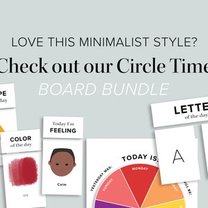 Minimalist Color Flashcards Printable | Modern Rainbow Basic Colors ...