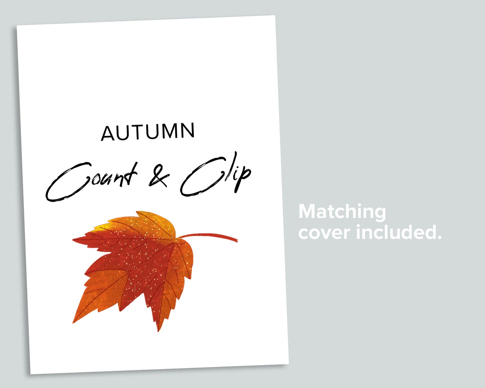 Autumn Count and Clip 1-20 Number Cards | Nature Homeschool Printables ...