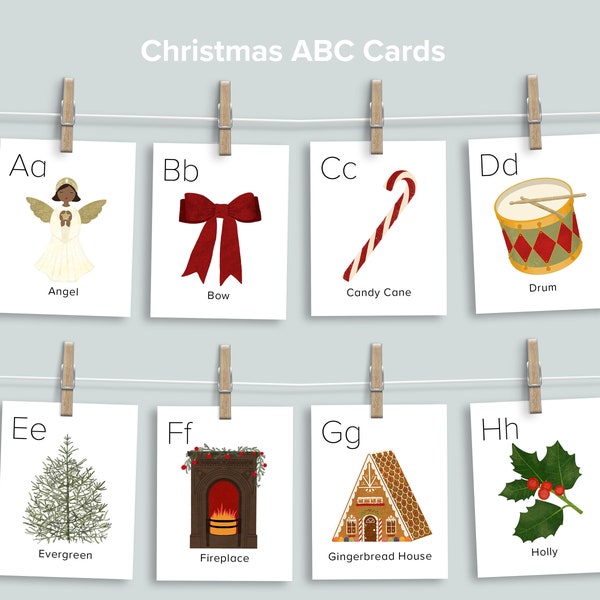 Christmas Abc - Etsy