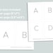 Minimalist ABC Toddler Cards Printable Flashcards | Kids Alphabet ...