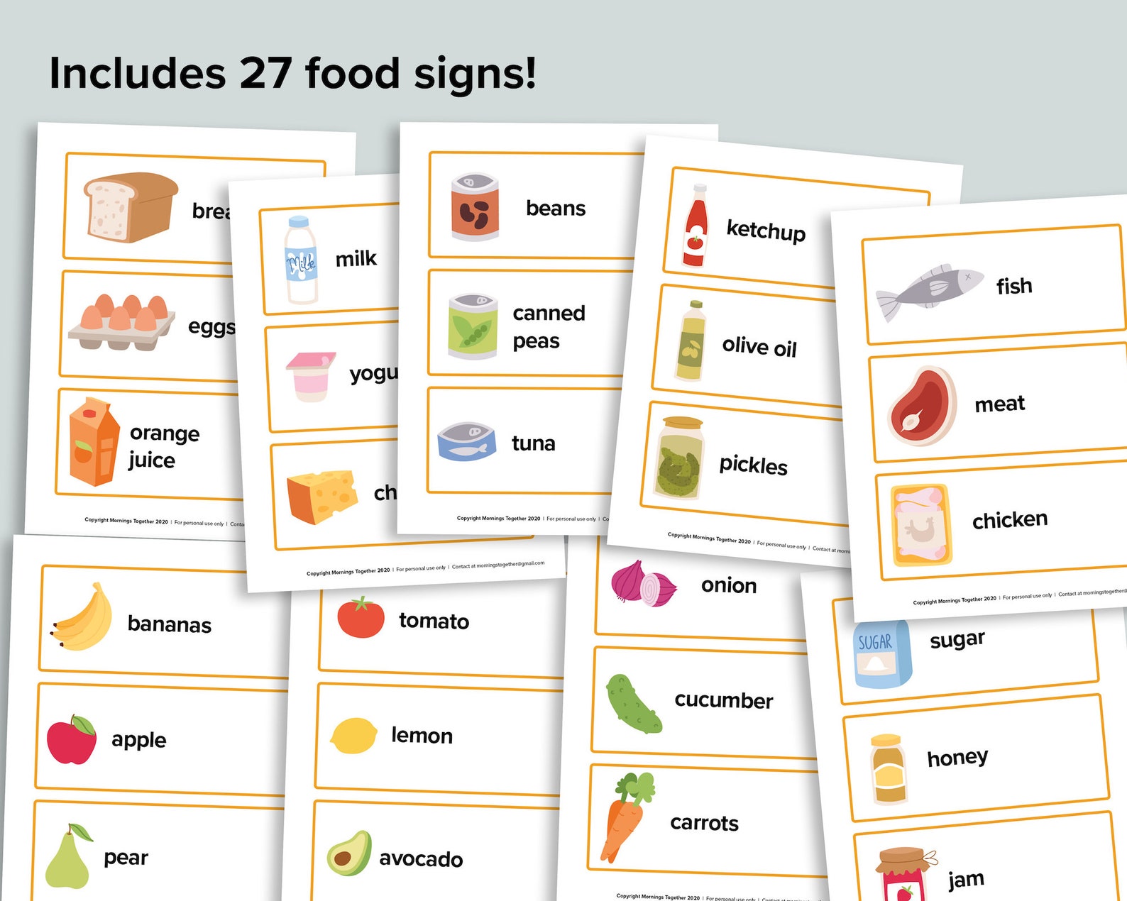 Grocery Store BUNDLE Pretend Play Printables Dramatic Play | Etsy