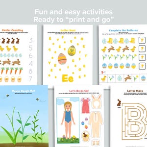 Easter Activity Pack | Homeschool Printables | Preschool Kindergarten ...