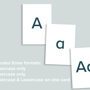 Minimalist ABC Toddler Cards Printable Flashcards | Muted Alphabet ...