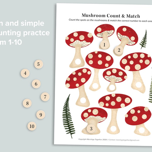 Counting Game - Etsy