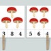 Mushroom Count and Clip Number Cards 1-20 | Homeschool Math Game ...