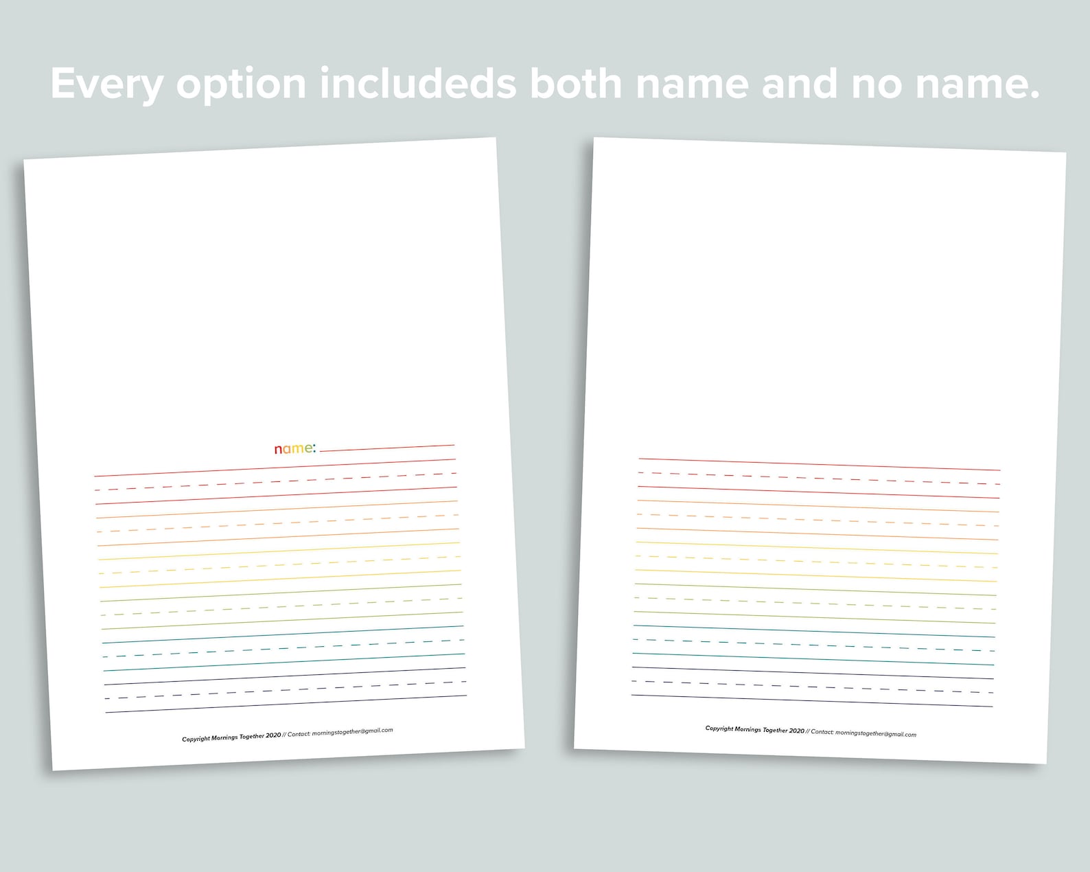 Lined School Paper Draw and Write Pages Printable | Etsy