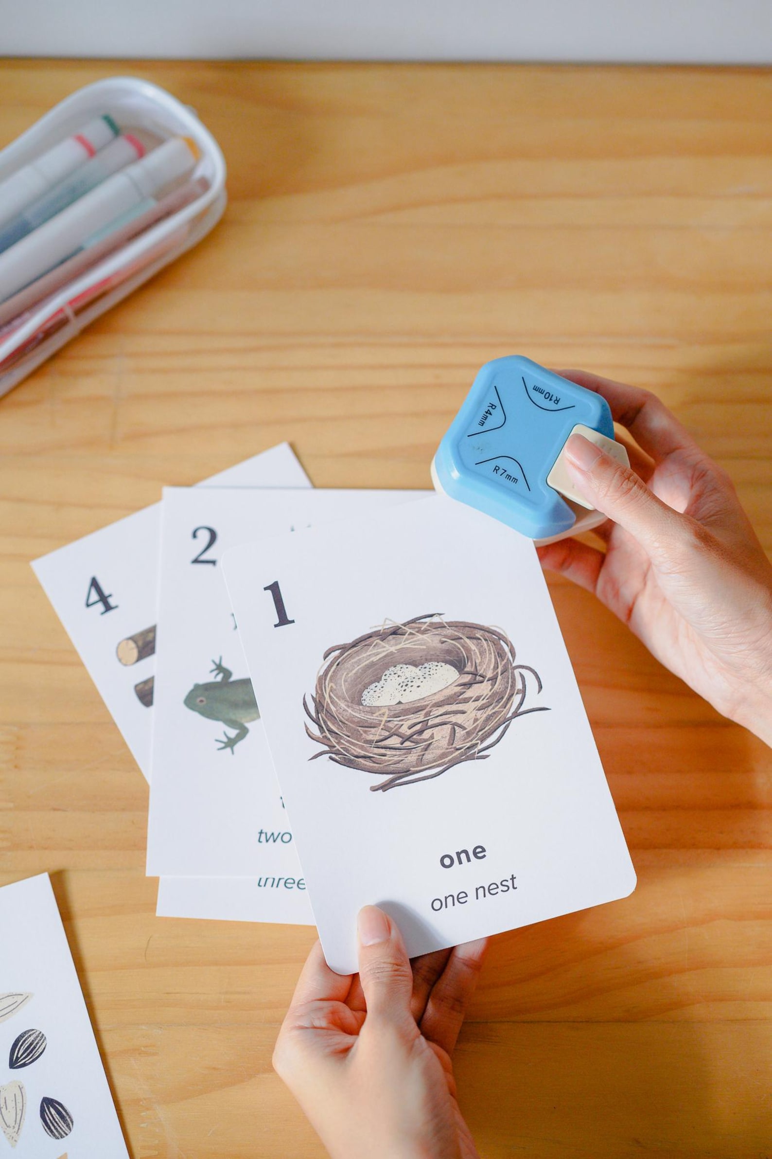 Nature Number Cards 1-20 Charlotte Mason Pre K Homeschool Printables ...