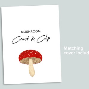 Mushroom Count and Clip Number Cards 1-20 | Homeschool Math Game ...