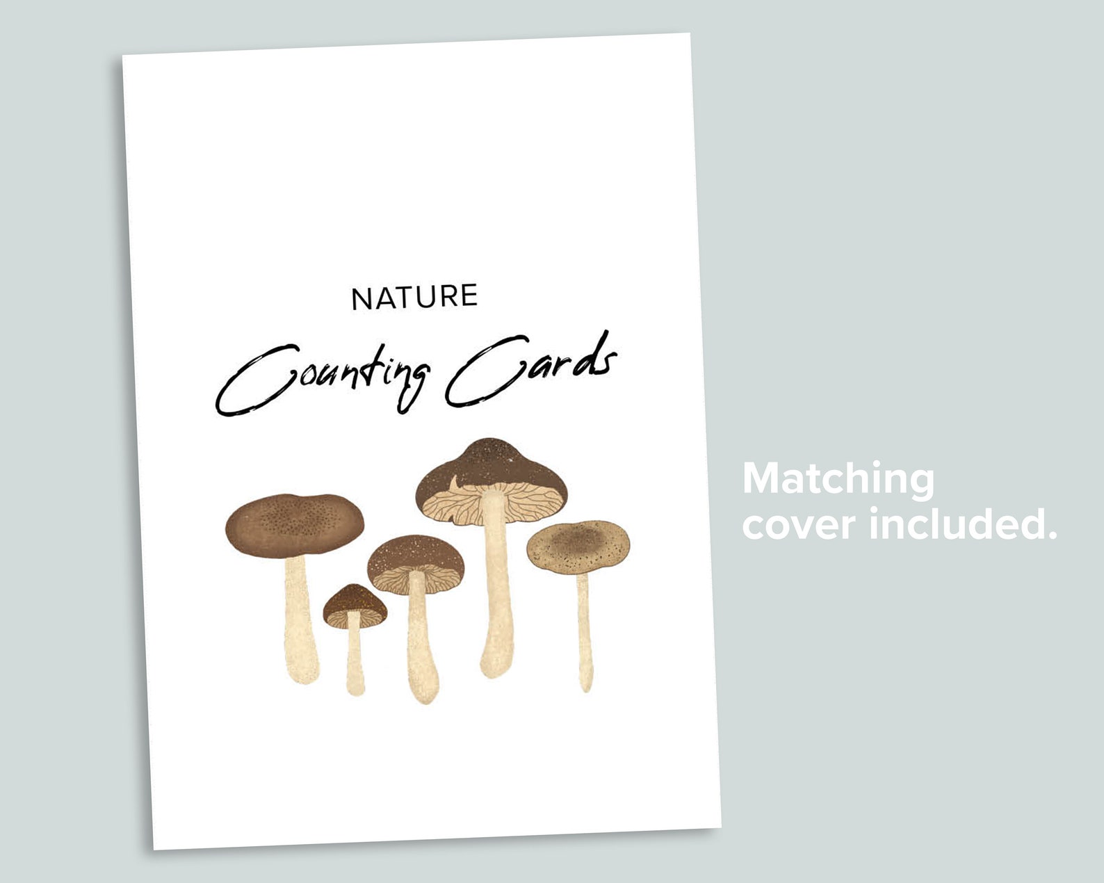 Nature Number Cards 1-20 Charlotte Mason Pre K Homeschool Printables ...