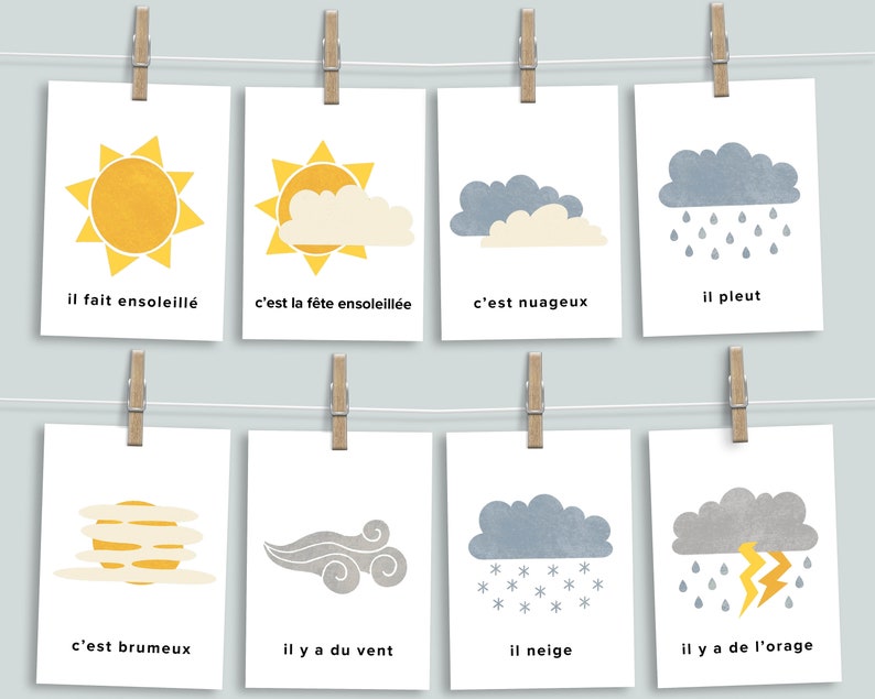 BUNDLE French Preschool Bilingual Homeschool Printable | Color Nature ...