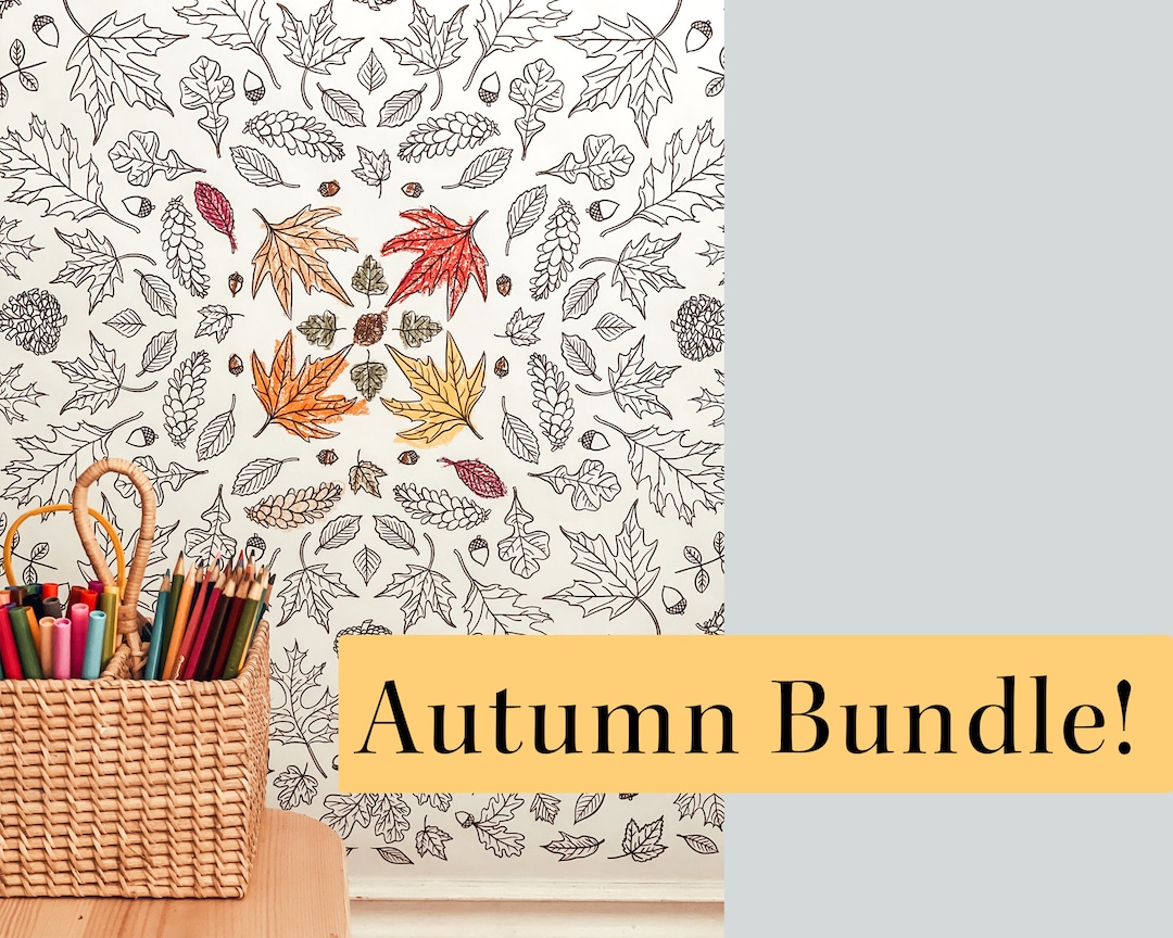 Autumn Bundle | Fall Homeschool Printables | Coloring Poster | Count ...