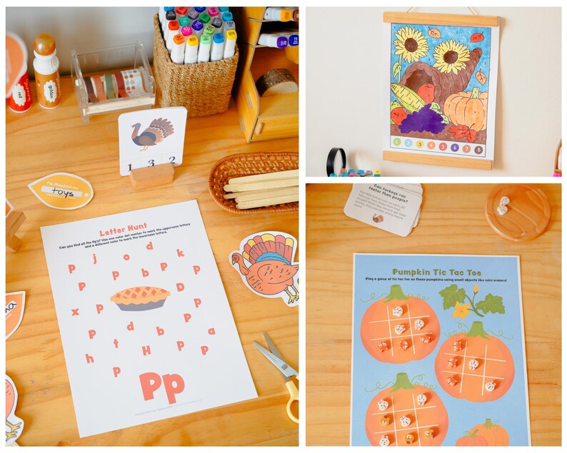 Thanksgiving Activity Pack | Homeschool Printables | Preschool ...