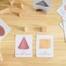Minimalist 3D Shapes Flashcards Printable | Modern Geometry Basic Shape ...