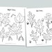 Nature Coloring 25 Page Bundle Homeschool Printables Black - Etsy