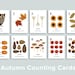 Autumn Nature Number Cards Printable Fall Homeschool | Etsy