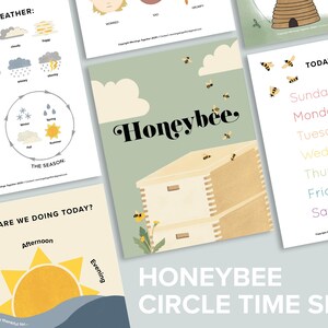 Preschool Circle Time Morning Menu Book Printable Calendar - Etsy