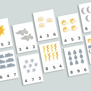 Spanish & English Weather Printable BUNDLE | Homeschool Kids Calendar ...