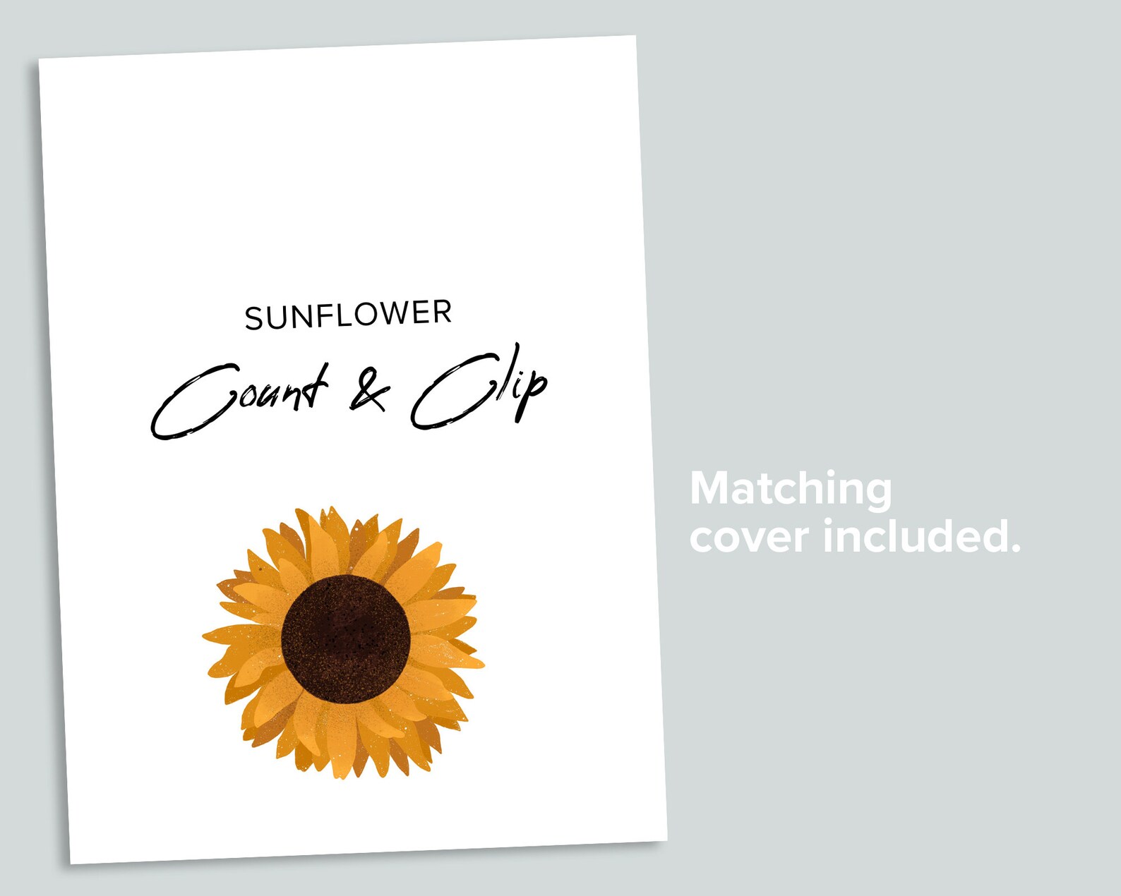 Sunflower Count and Clip 1-20 Number Cards Nature Homeschool - Etsy