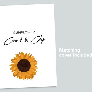 Sunflower Count and Clip 1-20 Number Cards | Nature Homeschool ...