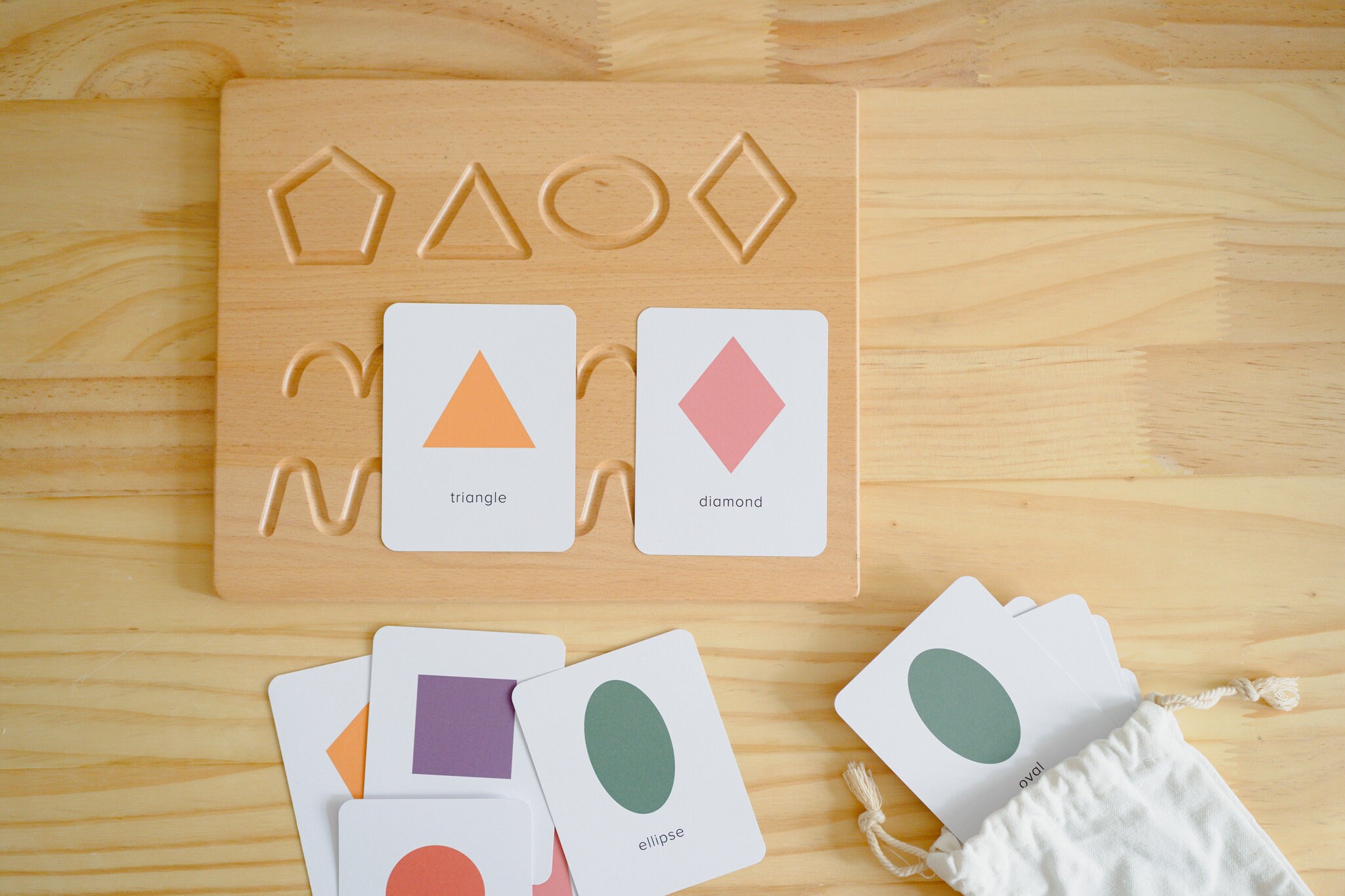 Minimalist Shapes Flashcards Printable | Modern Basic Shape Flash Cards ...