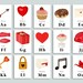 Valentine ABC Cards Printable | Valentine's Day Alphabet Homeschool ...