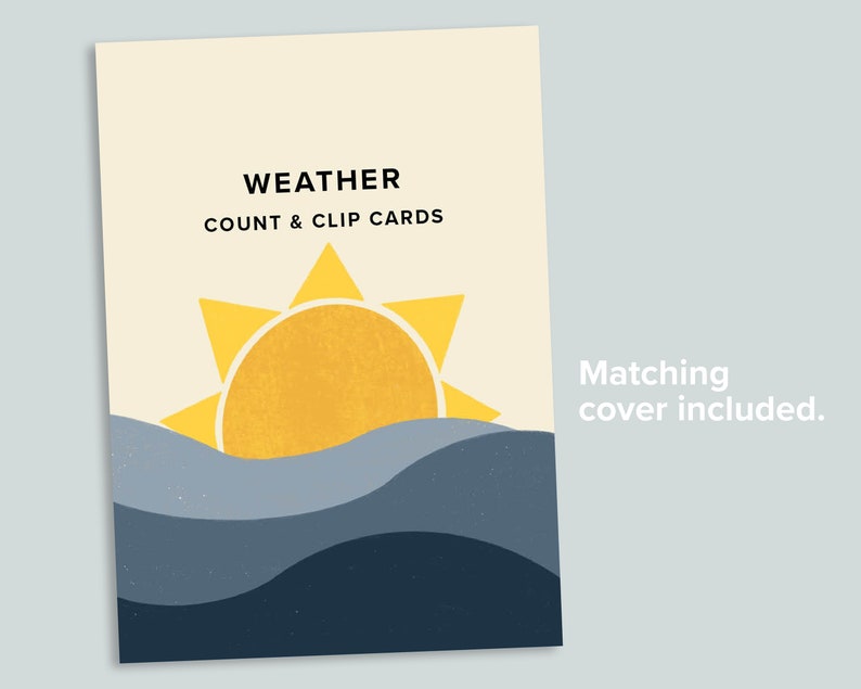 Count and Clip BUNDLE 2 Clothespin Number Cards Nature - Etsy