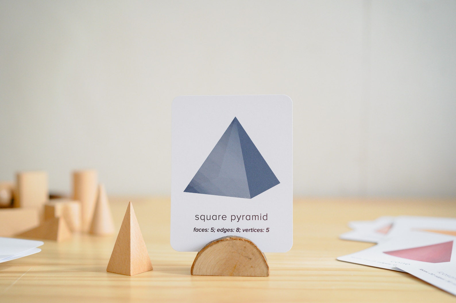 Minimalist 3D Shapes Flashcards Printable Modern Geometry - Etsy