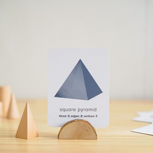 Minimalist 3D Shapes Flashcards Printable | Modern Geometry Basic Shape ...