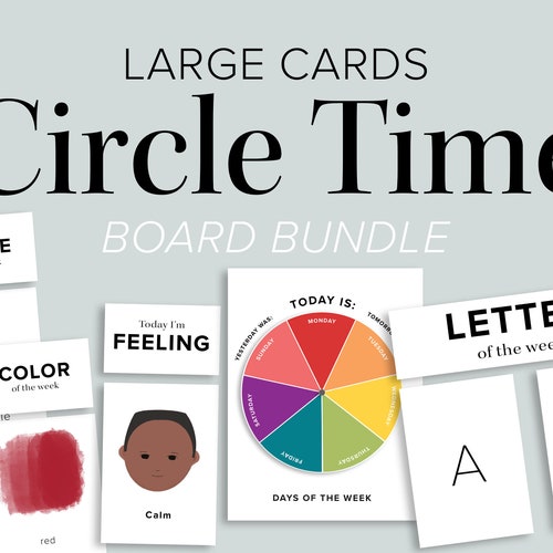 Circle Time Board Daycare Learning Preschool Homeschool - Etsy