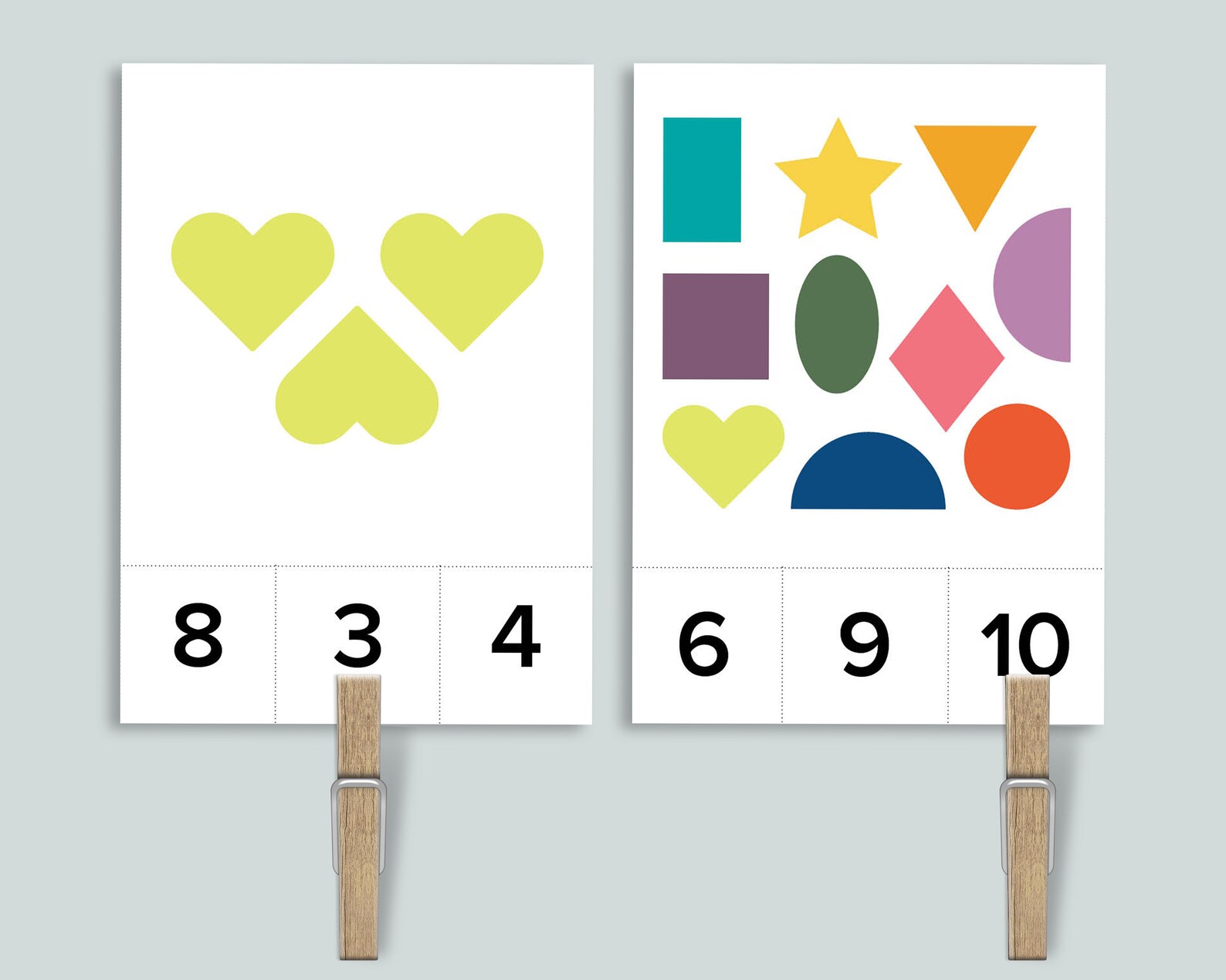 Shapes Printable Bundle Shape Flashcards Busy Book Quiet - Etsy