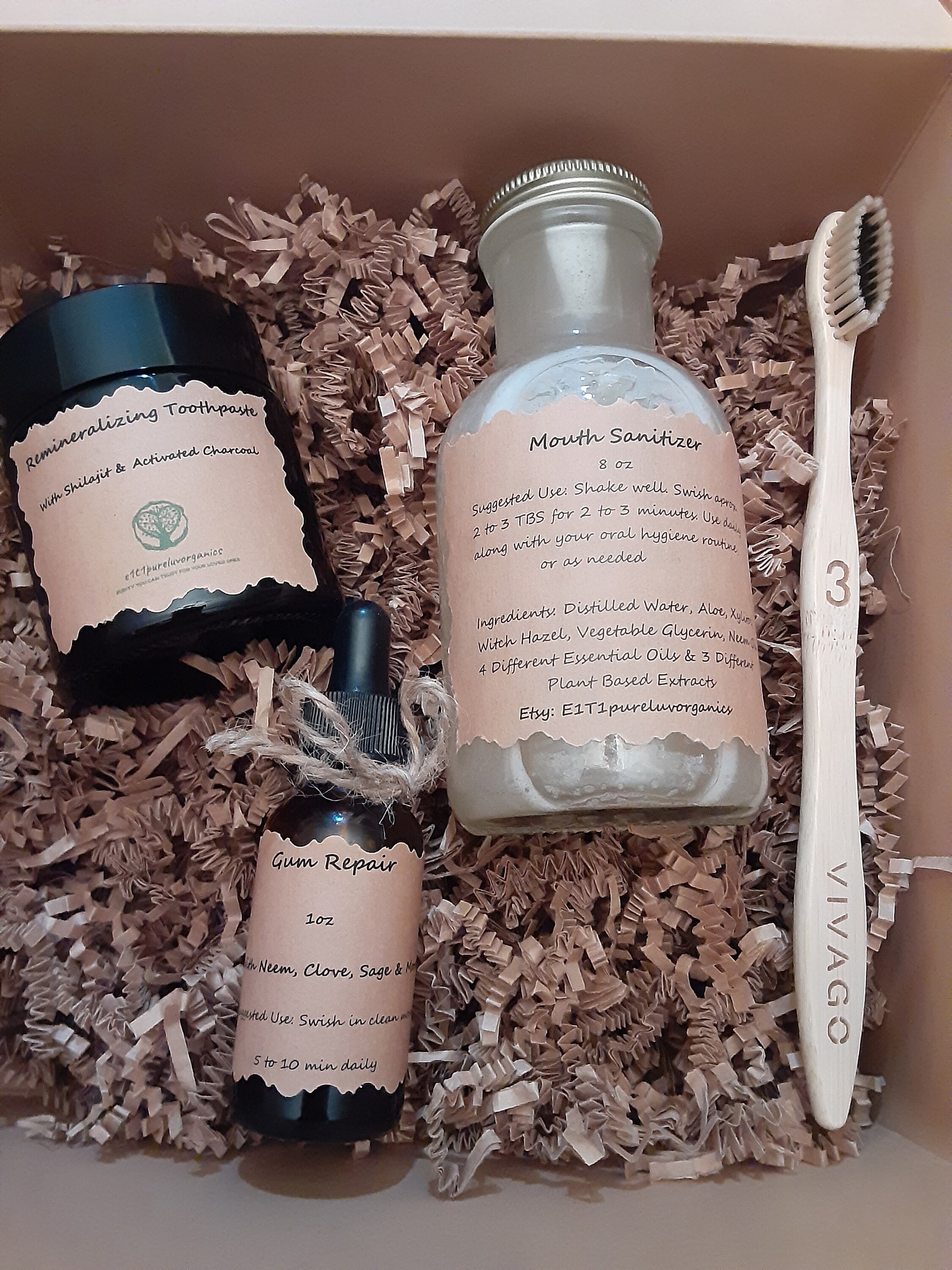 Oral Care Gift Pack Oral Hygiene Bundle Christmas Gift Eco - Etsy