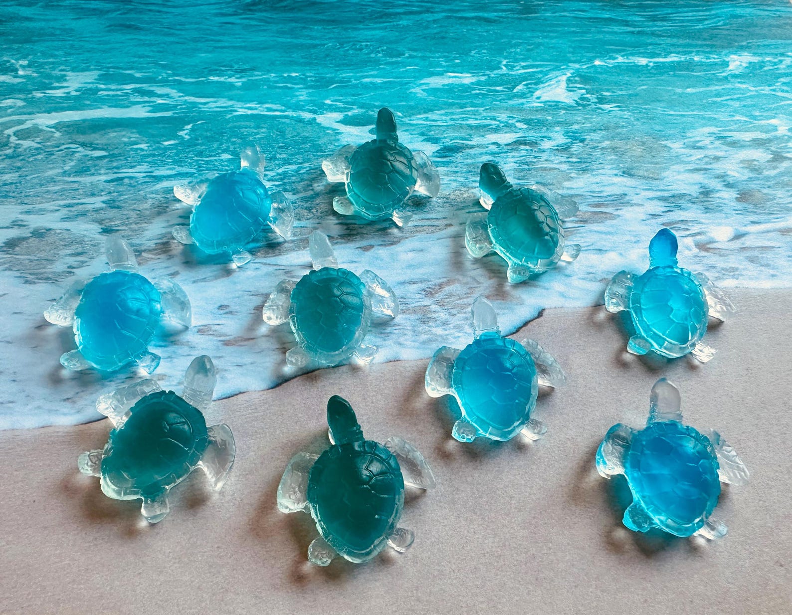 MINI Turtles Soaps - Sea Turtles, Beach, Shore, Summer, Housewarming ...