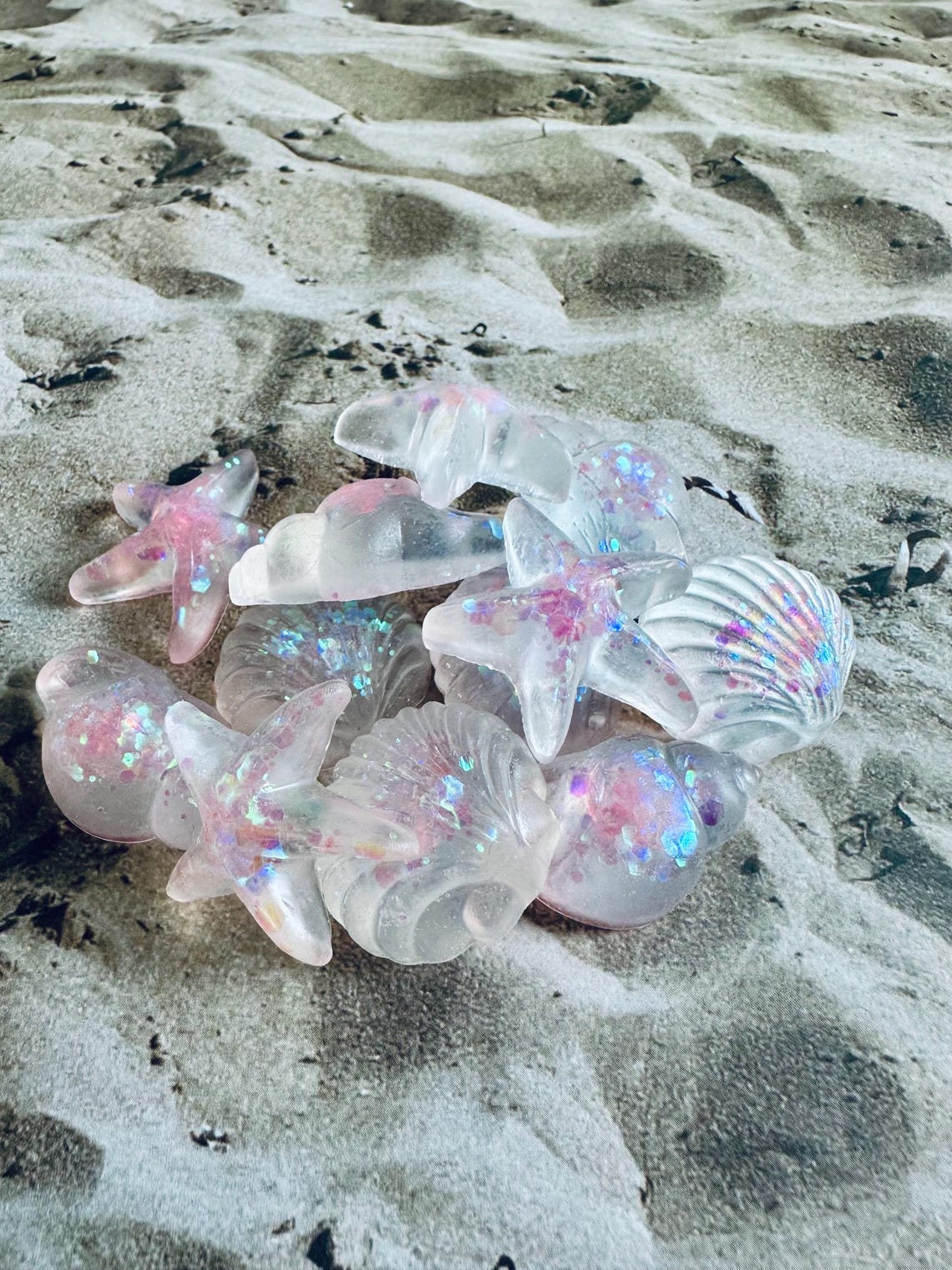 Mini Seashell Soaps: Beach Wedding Favors, Coastal Decor (pack of 12 ...