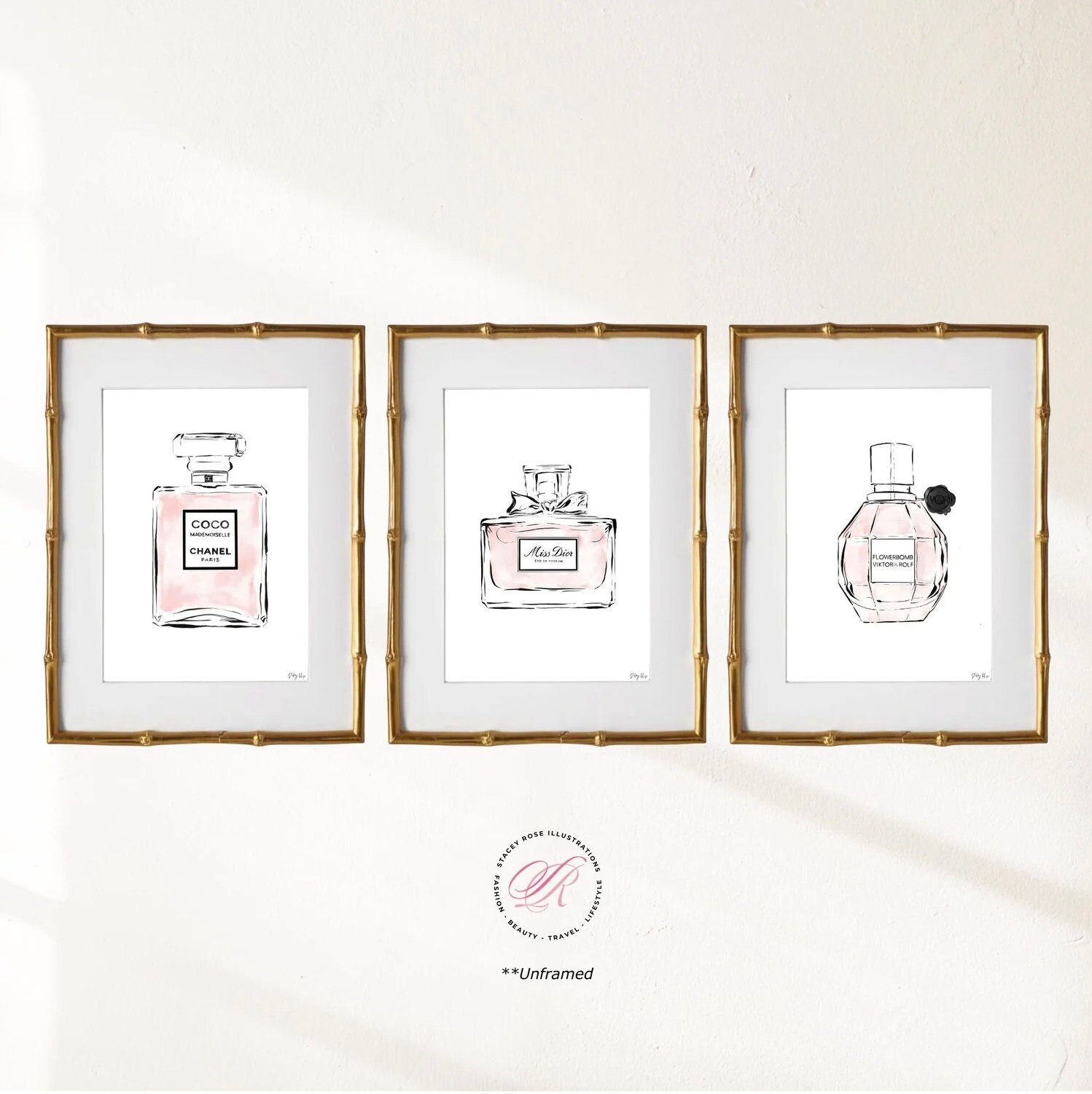 Coco Paris Perfume Bottle Art Print Designer Perfume Fashion ...