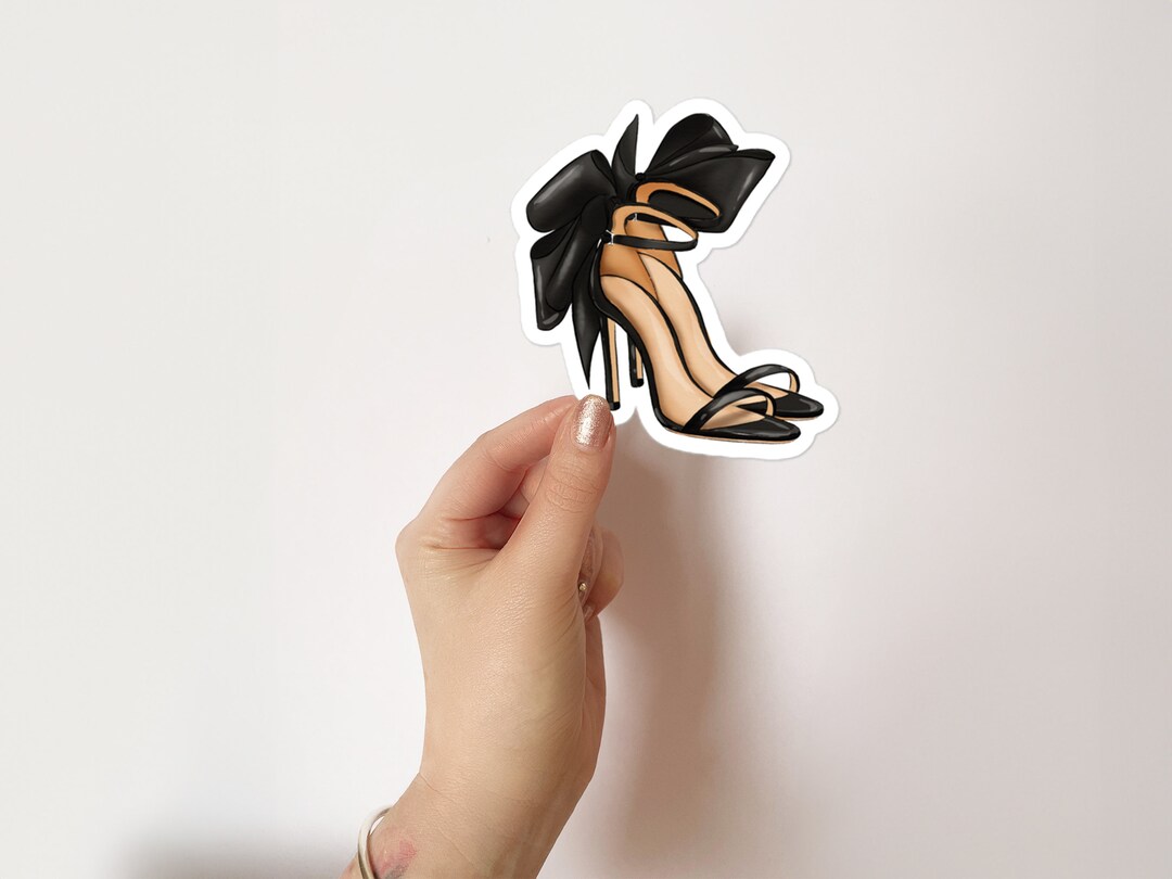 Black High Heel Sticker High Heel Planner Sticker Girly Sticker Decal ...